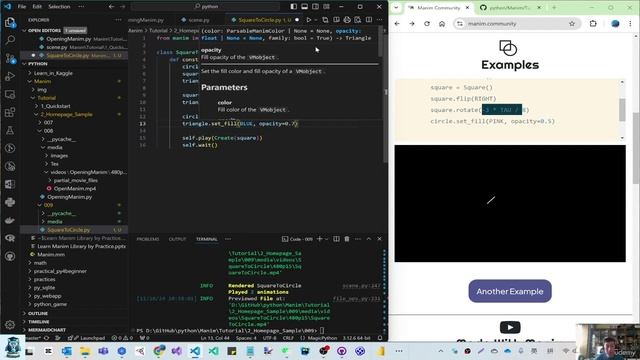 3 - Tutorial - Homepage Examples and Output Settings