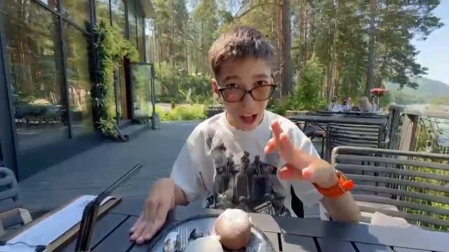 Моё утро в горном Алтае в отели «DOM» началось так😊