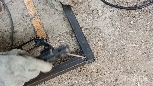 Делаю стол из профильной трубы.