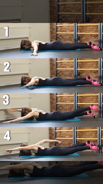 ❗️УКРЕПЛЕНИЕ МЫШЦ.❗️ Эти упражнения направлены на укрепление разгибателей спины.