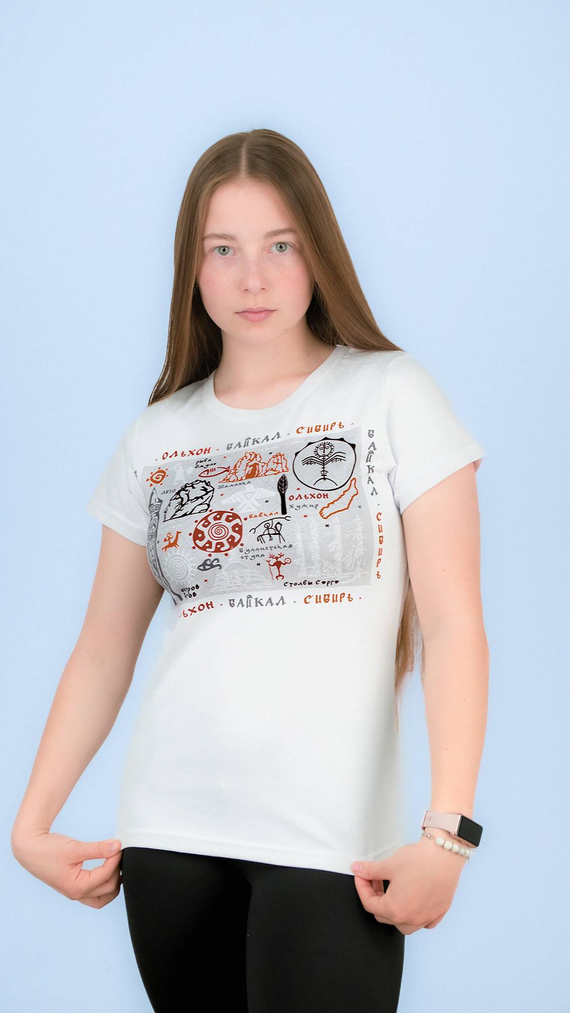 Футболка лайт двусторонняя приталенная ОЛЬХОН