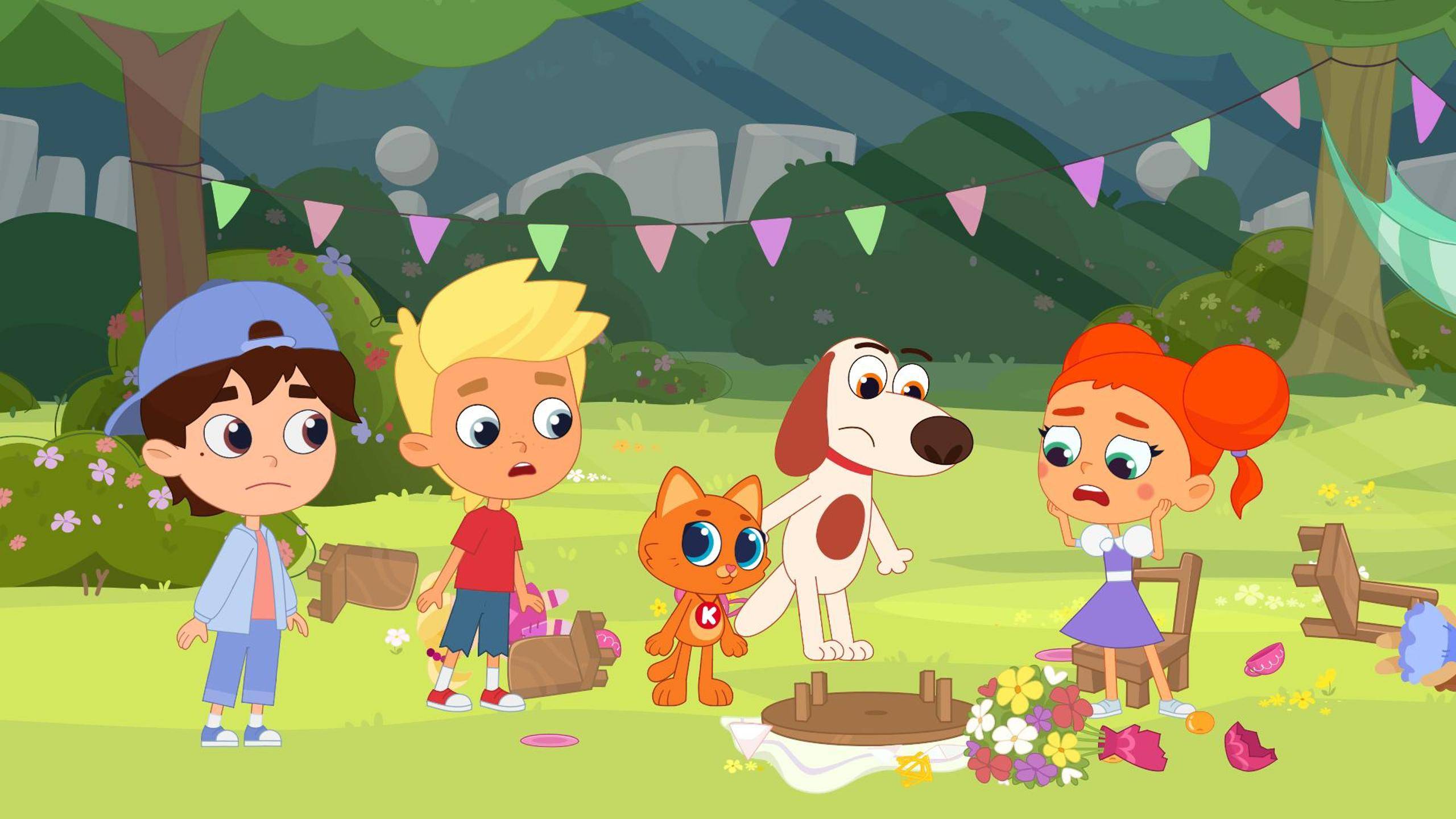 Котёнок Кнопа — Кто круче? | Соревнование или дружба? #котеноккнопа #мультики #мультфильмдлядетей