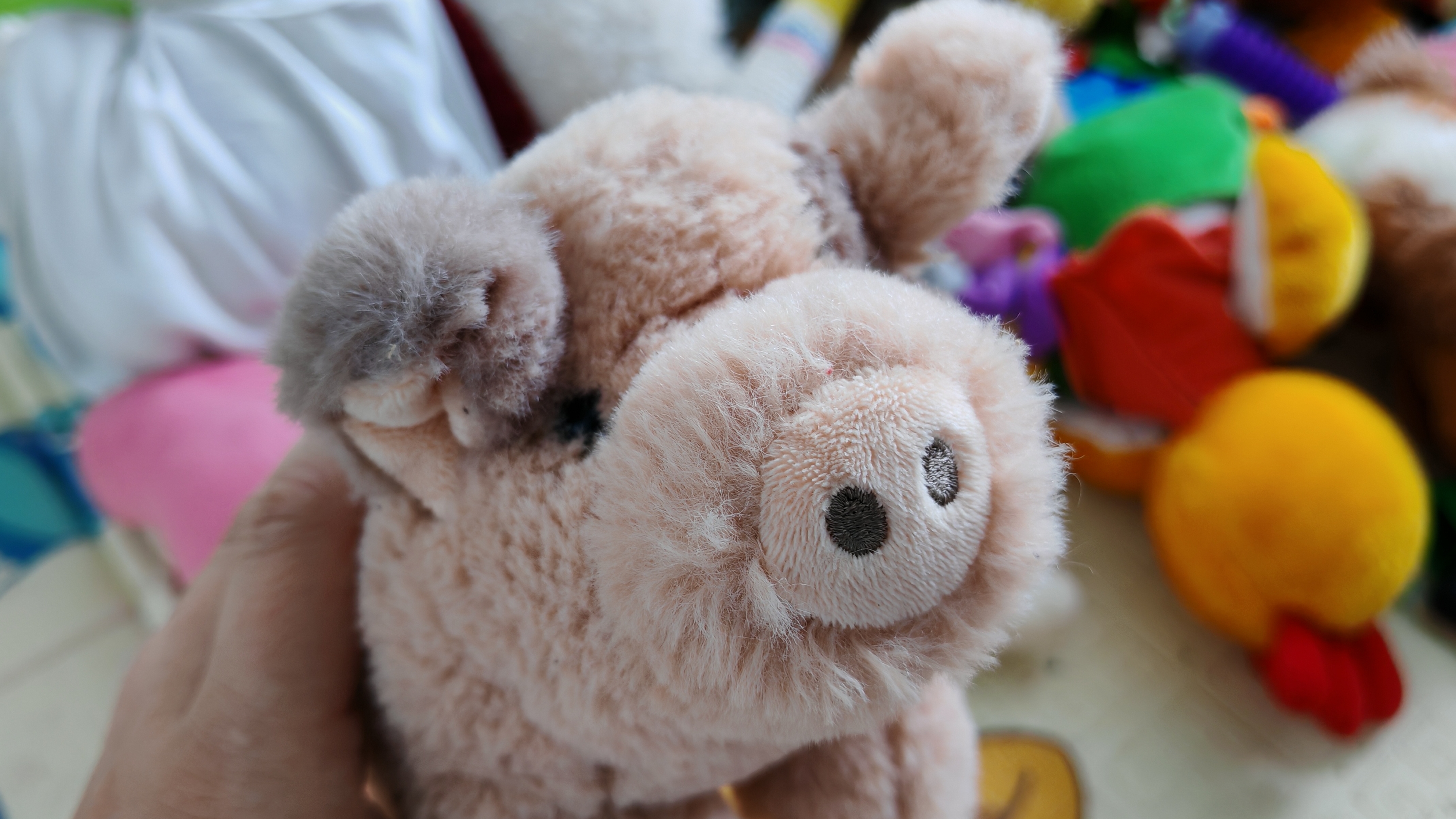 играем в мягкую плюшевую игрушку