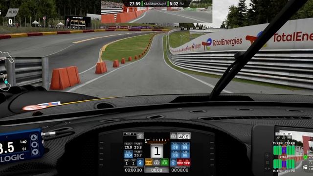 СПАблики, вспоминаю как тут рулить в Assetto Corsa Competizione