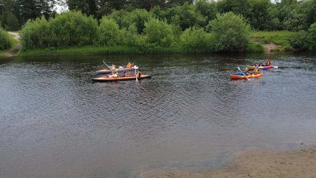 Сплав река Кулой, 03.07.2025. Старт 2 группы.