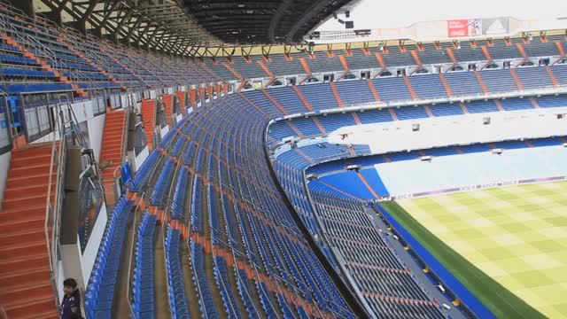 Мадрид (Испания), стадион Сантьяго Бернабеу.