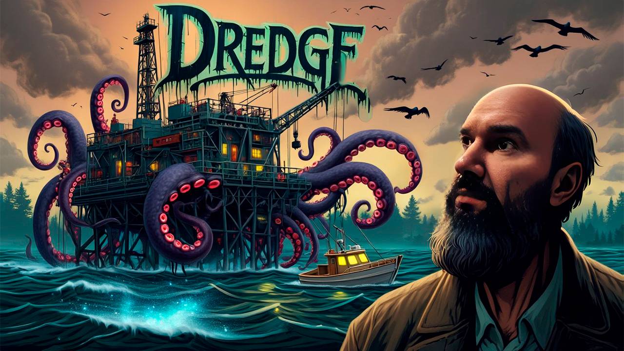 ⚓️🦑 ПОДЪЁМ С ГЛУБИНЫ! DLC ДРАГА Железная вышка! ⚓️🦑 DLC DREDGE The Iron Rig Прохождение #12