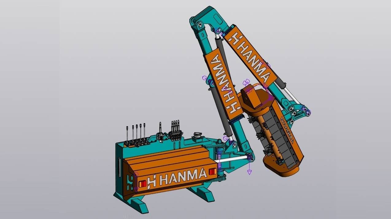 Обновленная Косилка манипуляторная HANMA