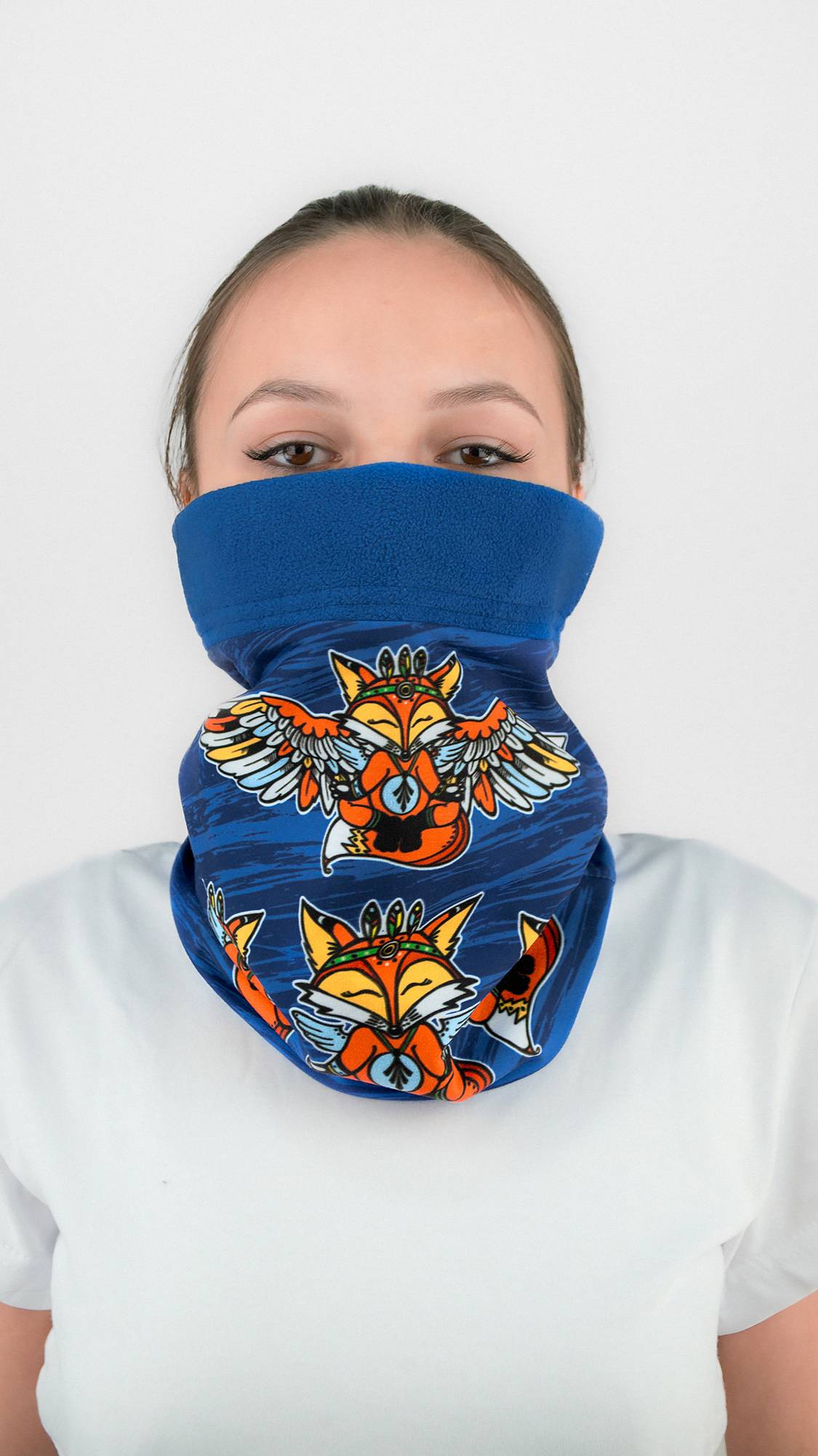 Бафф утепленный ЛИСА ДЗЕН ГЛОБАЛ (синий)