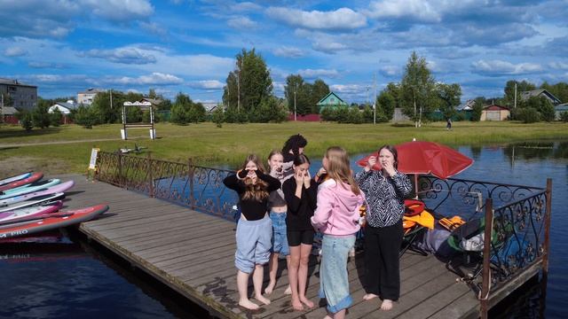 Озеро поселок Кулой