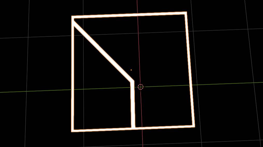 Как резать под определенным углом в блендер 3д.