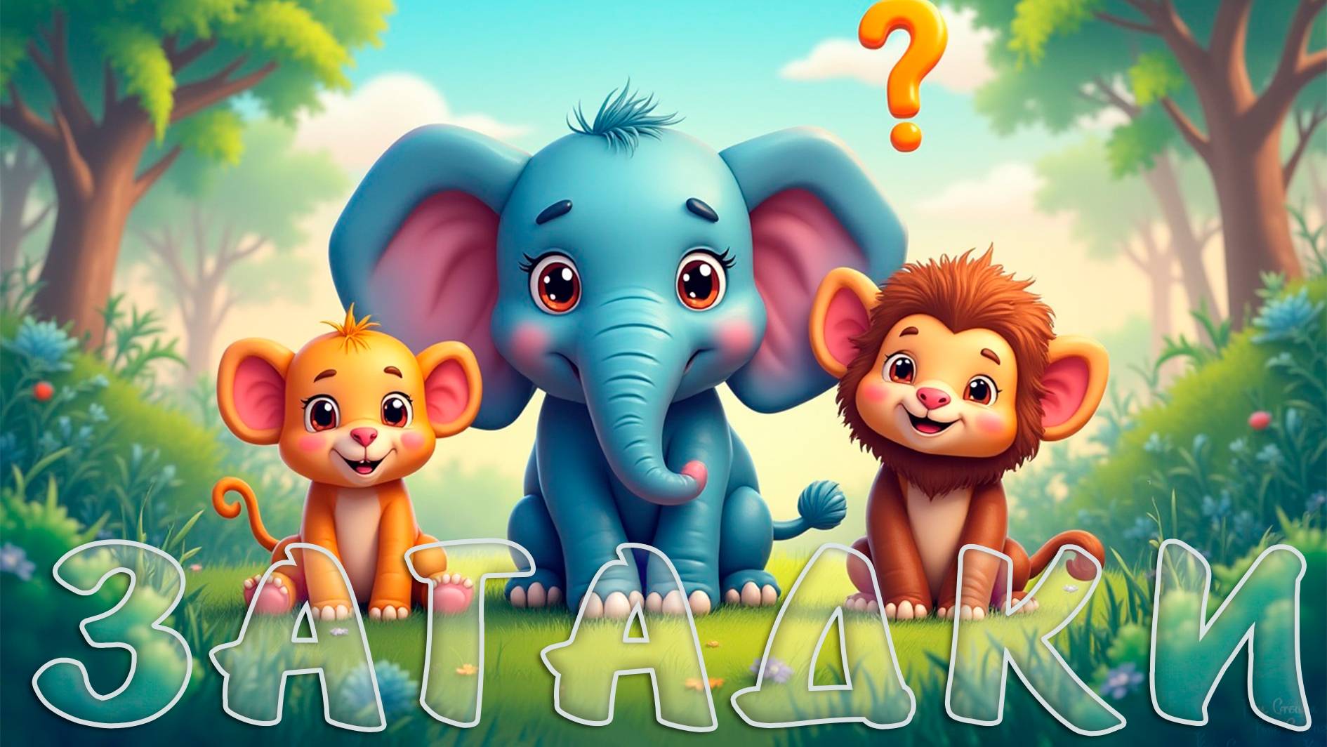 Загадки. Африканские животные. 🐘 Веселые загадки для детей с озвучкой