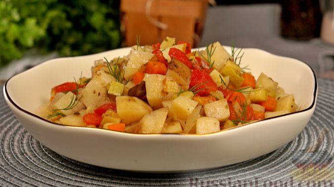 Как из печки! ОВОЩНОЕ РАГУ С КАБАЧКАМИ В ДУХОВКЕ