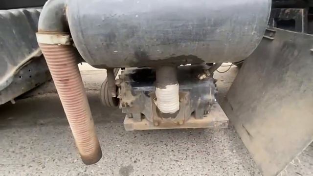 Ассенизатор. Установка охлаждения на вакуумный насос.