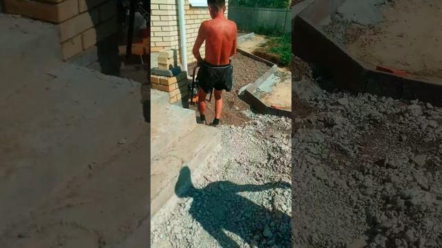 благоустройство территории частный дом