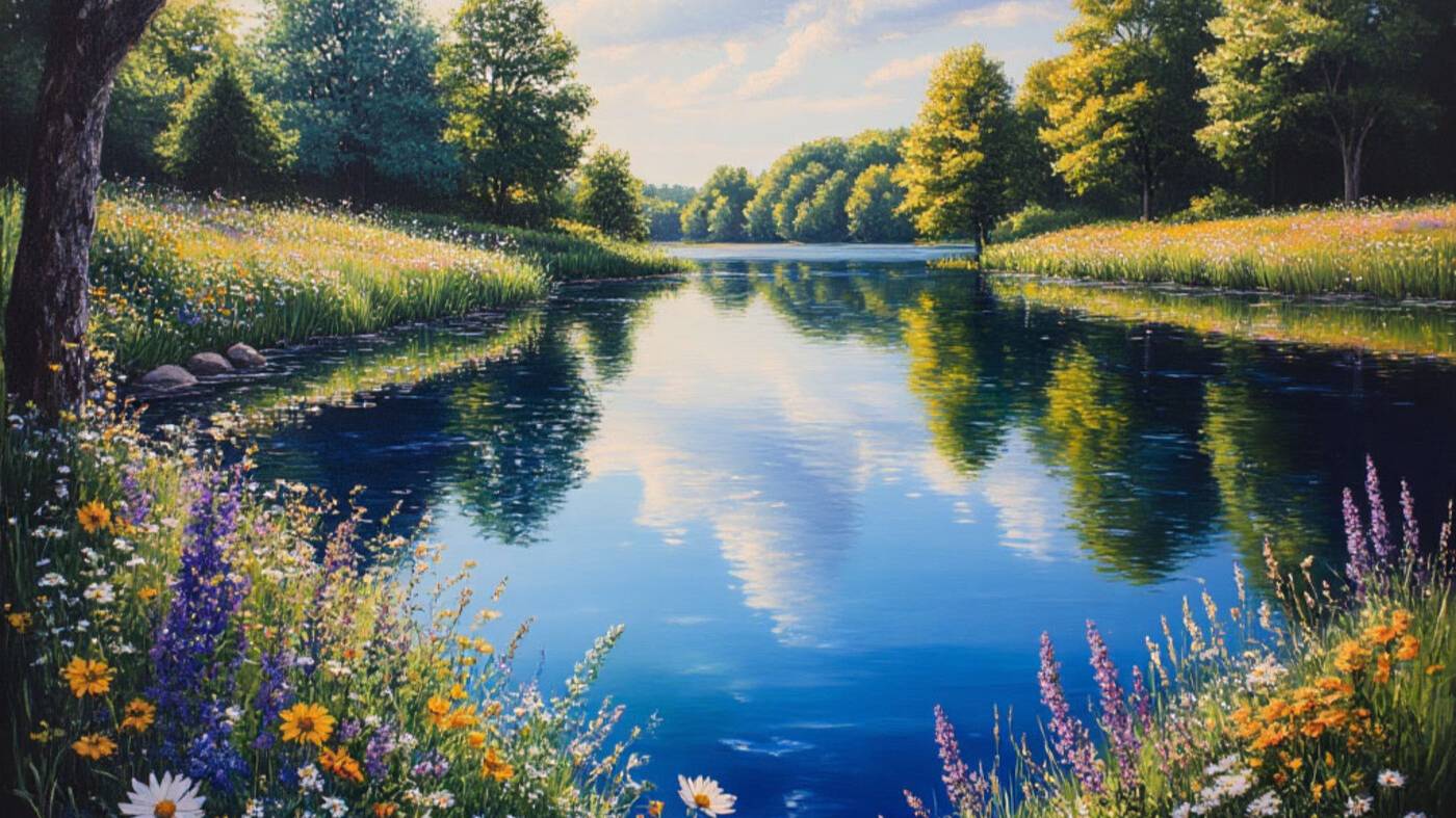 1. Медитация "Новый способ жизни" из книги Шакти Гавейн" - "Сияние жизни".