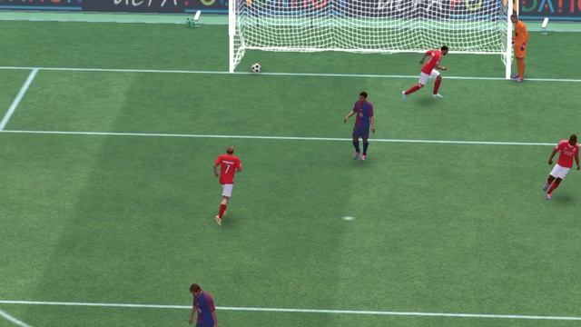 FIFA Mobile чемпионат Ла Лиги Barcelona 🆚 SL BENFICA первый матч