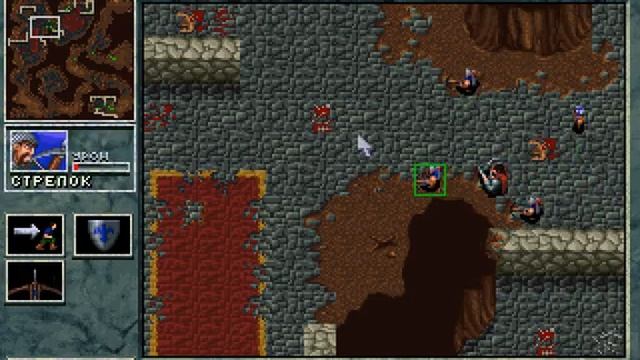 Прохождение Warcraft - Orcs & Humans Кампания за людей Мёртвые Шахты #16