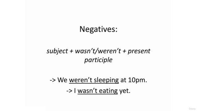 18 - Past Continuous