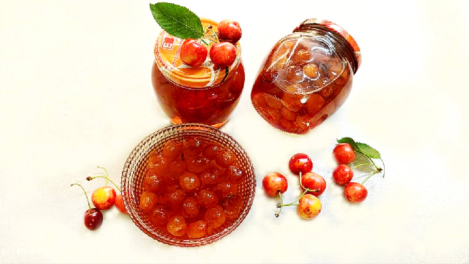 ВАРЕНЬЕ из красно-желтой ЧЕРЕШНИ без косточек! ЛАКОМСТВО к чаю!