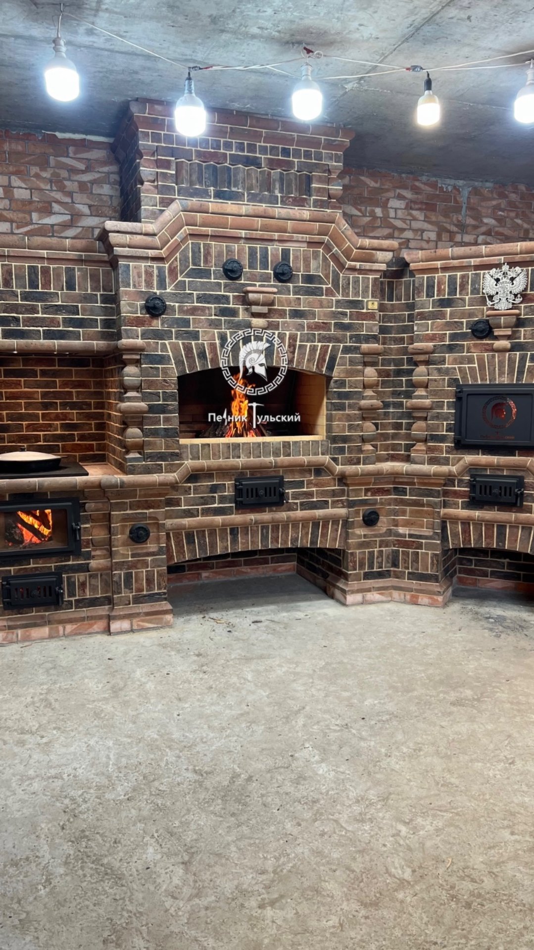 Барбекю комплекс с пампейской печью и тандыром