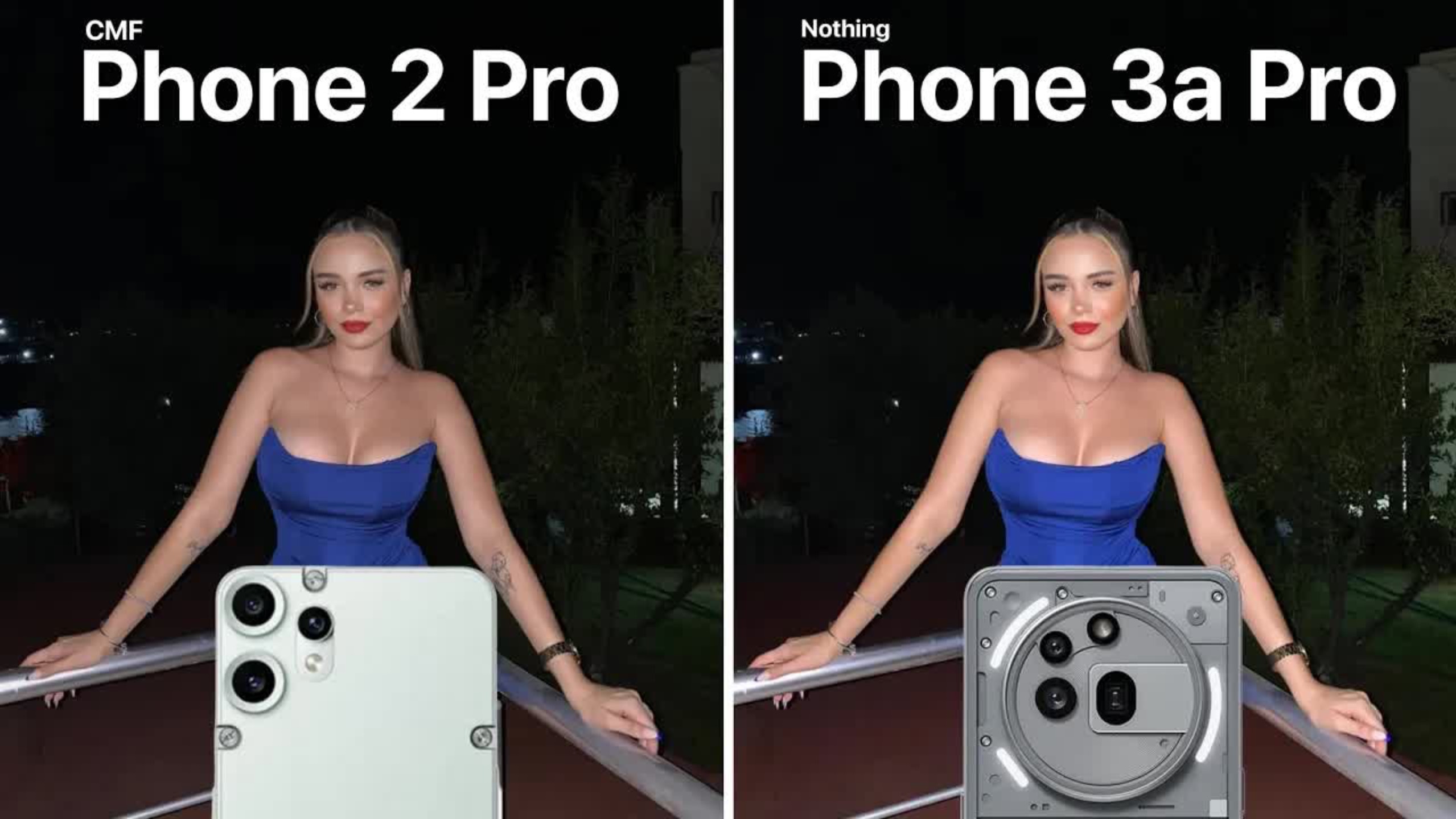 Nothing CMF Phone 2 Pro vs Nothing Phone 3a Pro - сравнение камер в реальной жизни