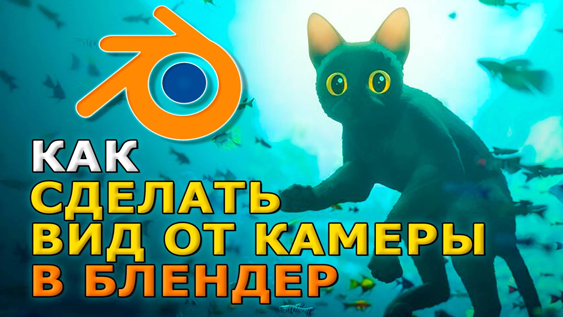 Как сделать вид от камеры в блендере