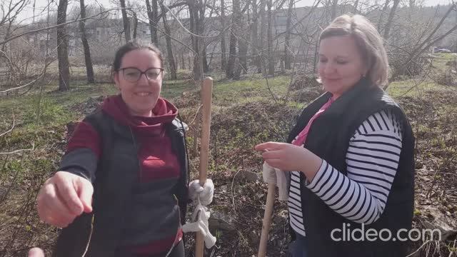 Коллектив на субботнике 2025