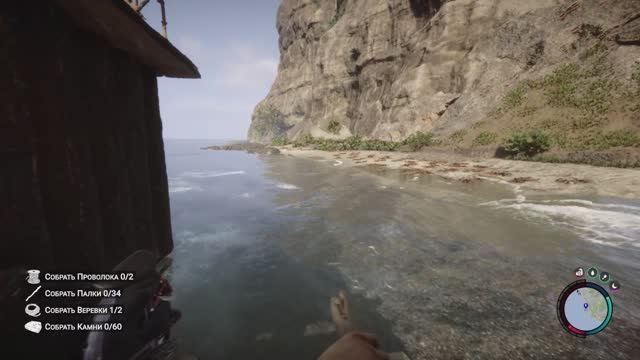 #4 Sons of the Forest. Весна, сделал домик на воде.