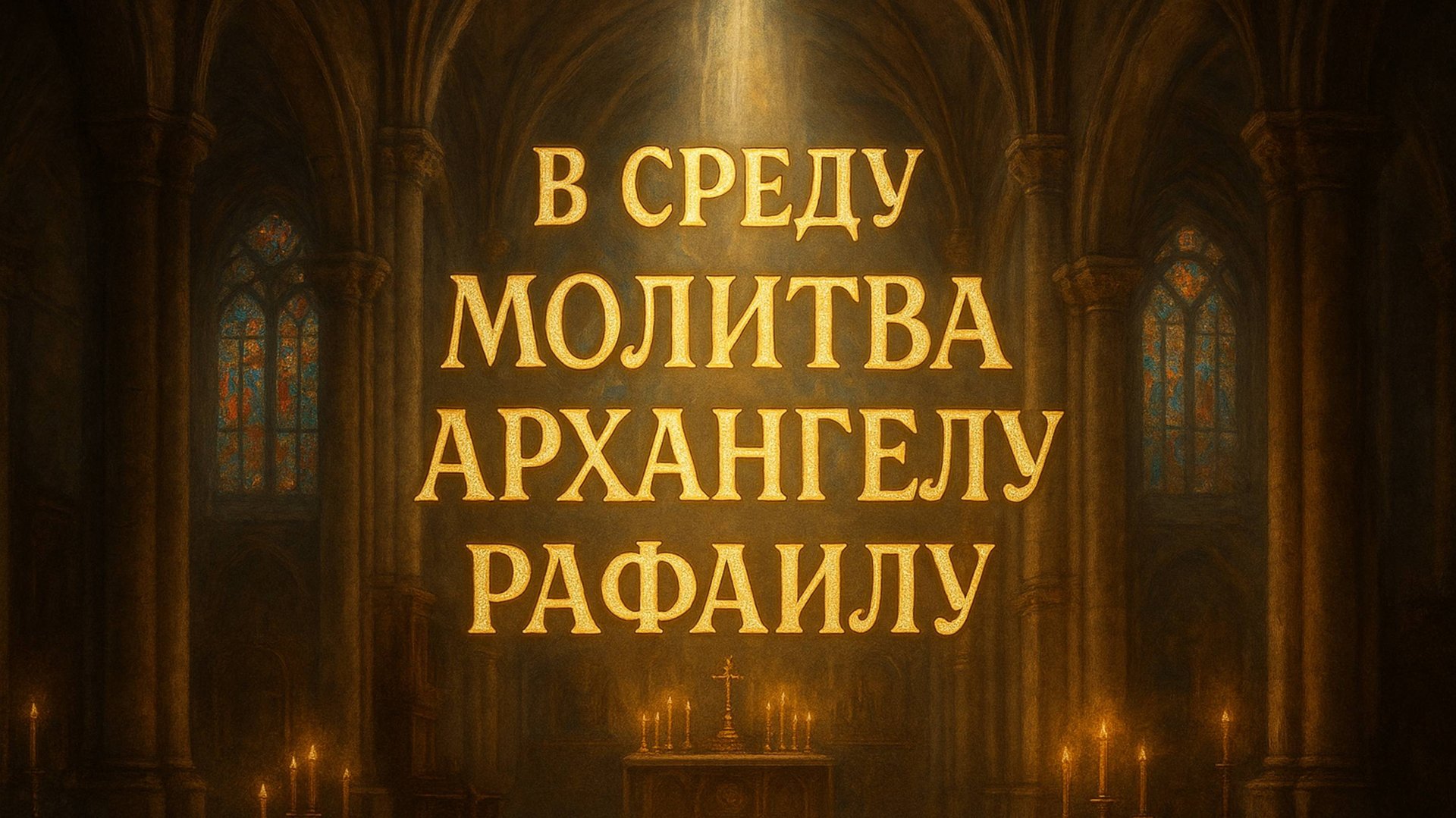 В среду Молитва Архангелу Рафаилу