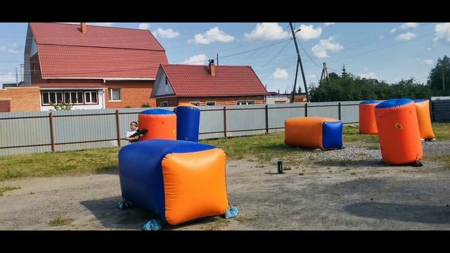 лазертаг для детей на улице .