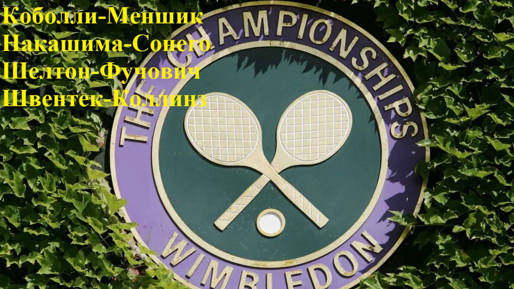 Уимблдон Коболли-Меншик, Накашима-Сонего, Шелтон-Фучович, Швентек-Коллинз прогнозы на теннис 05.07