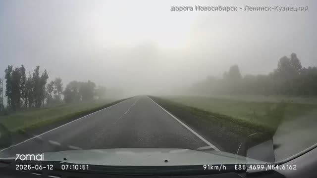 Дорога Новосибирск - Ленинск-Кузнецкий - (Шерегеш) 12.06.2025 часть 1