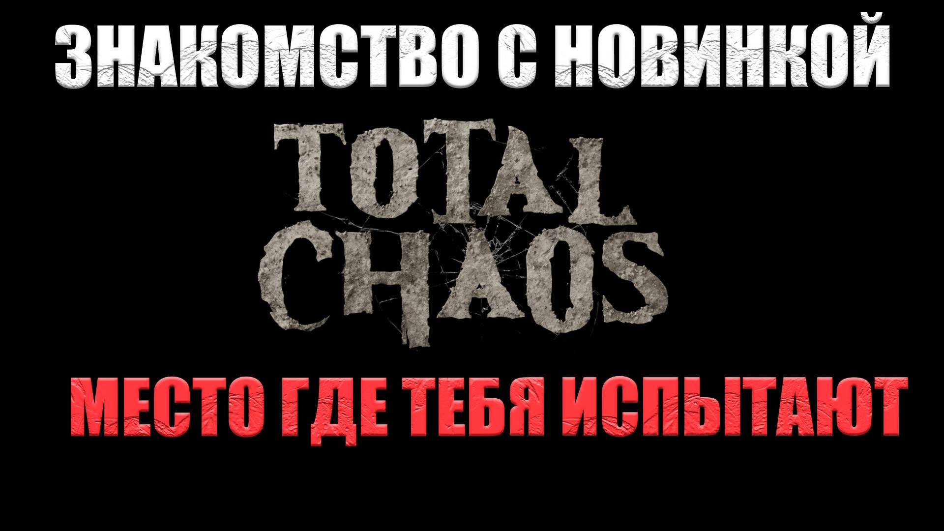 Total Haos - Знакомство с игрой