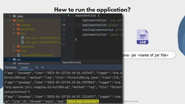 4.8 Run the Application