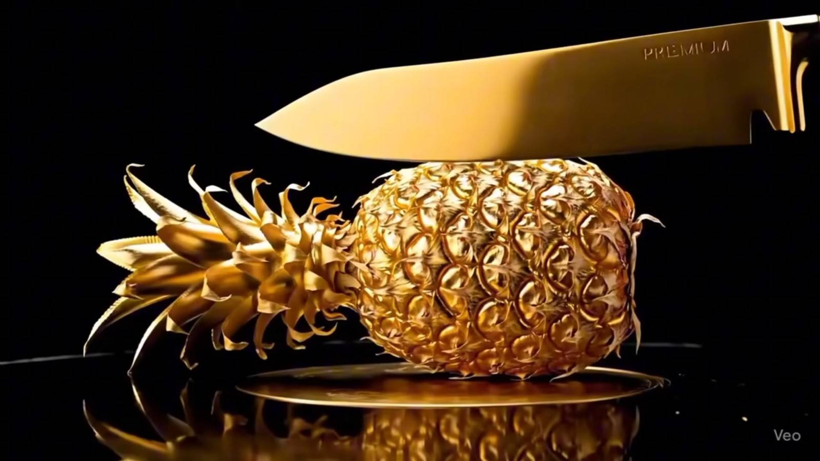 🔪✨🍕 Завораживающая нарезка Золотой и Стеклянной еды и фруктов ✨6 АСМР