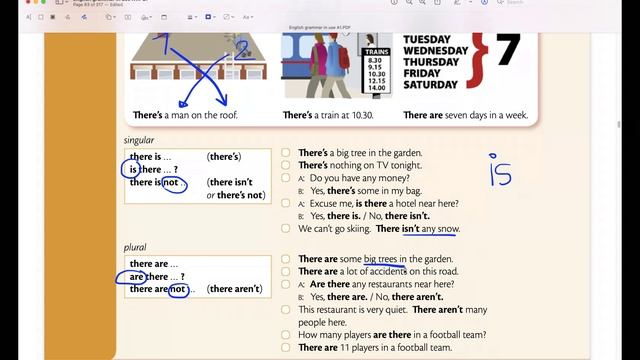 37. There is / it is