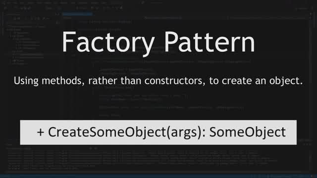 17. Factory Pattern - DESIGN PATTERNS (C#⧸.NET) [TgCAN-lGEPo]