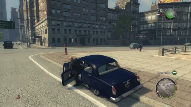 угнал пятнашку и проследил на волгой #GAZ 21M убил их и забрал тачку #vaz 2115 #lada #sedan #mafia2