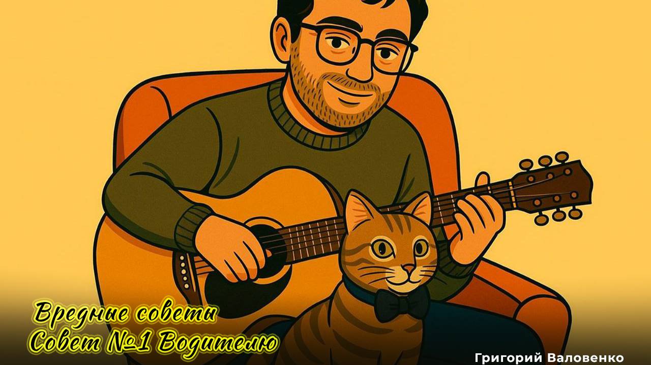 «Вредные советы» - Автор Григорий Валовенко, поёт–нарисованный Григорий Валовенко(Не мёртвый поэт)!
