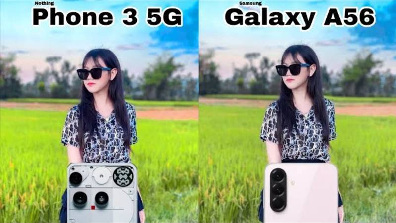 Nothing Phone 3 5G против Samsung Galaxy A56 - сравнение камер в реальной жизни🚗