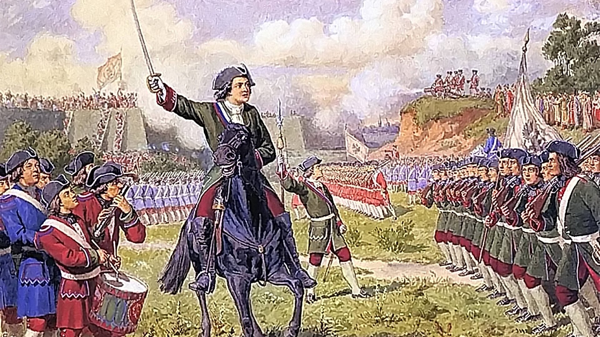 Потешные полки Петра Первого!