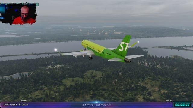 (повтор стрима)ап Ханты-Мансийск rwy06 X-Crafts E175