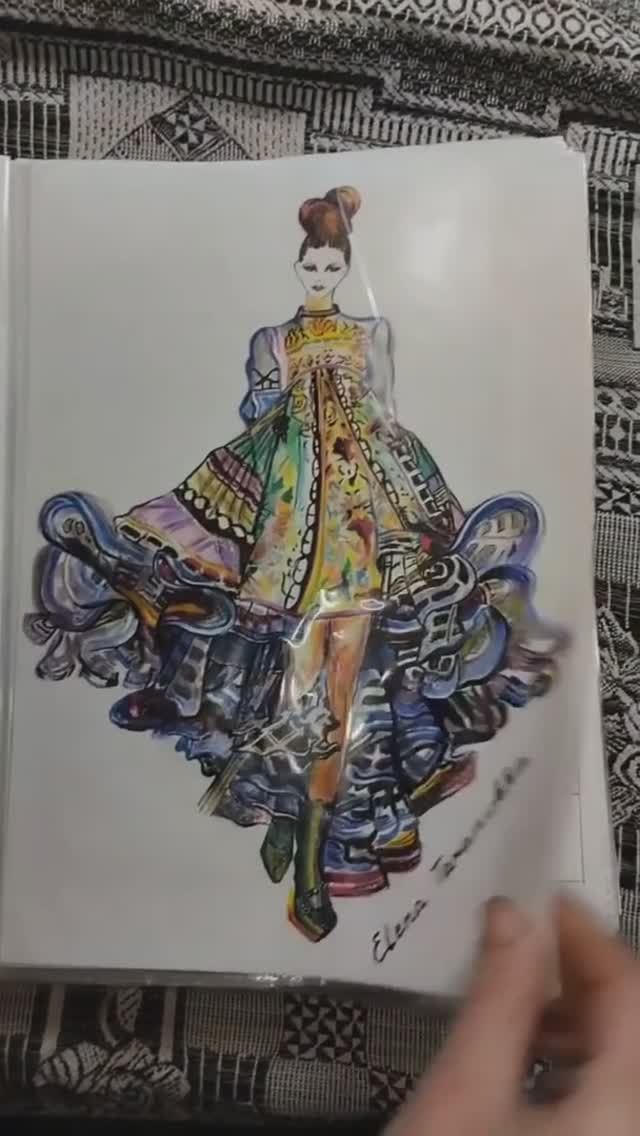 Это ты нарисовала. Очень круто.