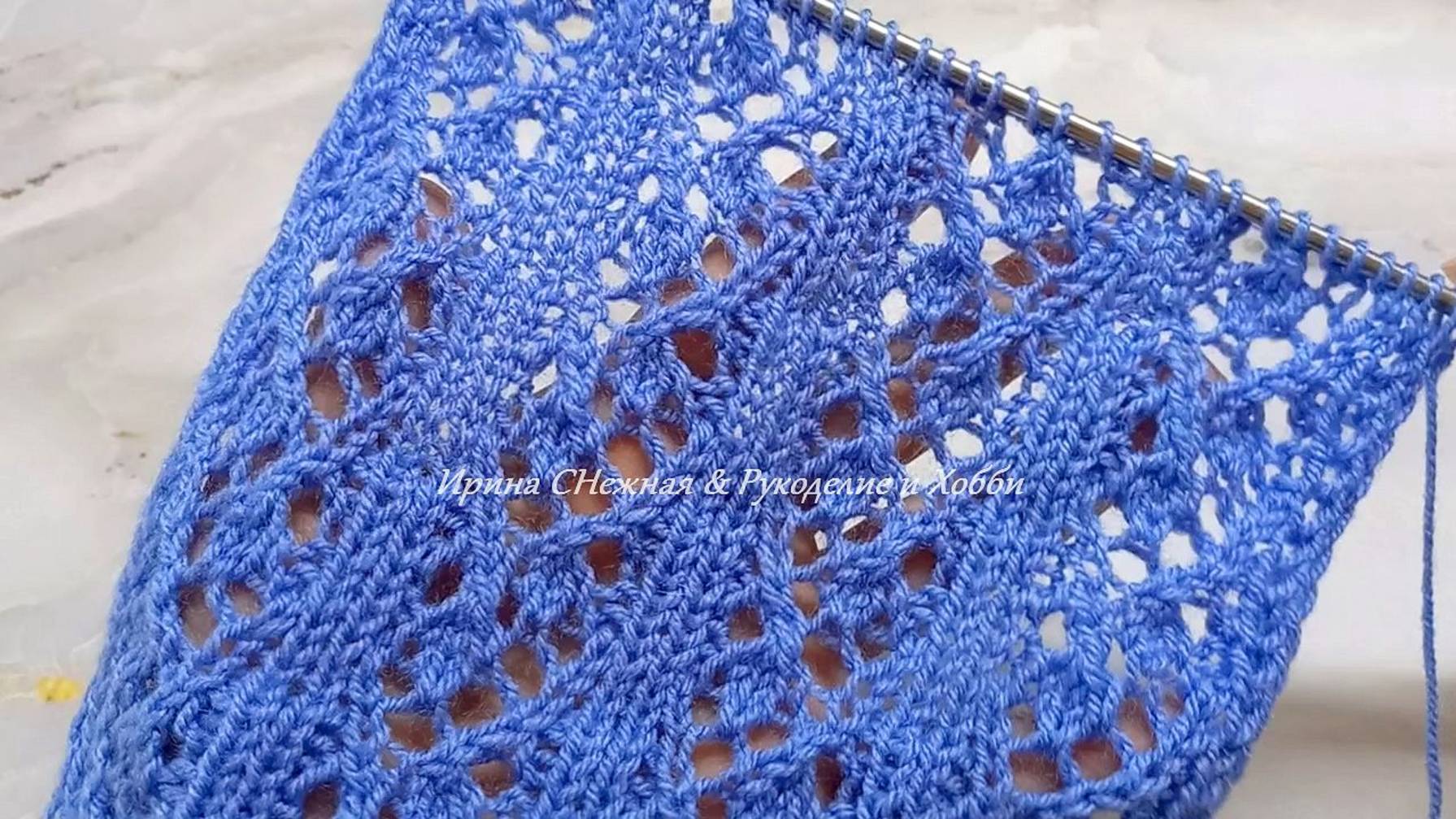 Лето в ажуре - Красивые ажурные дорожки спицами "Мелкие листочки"