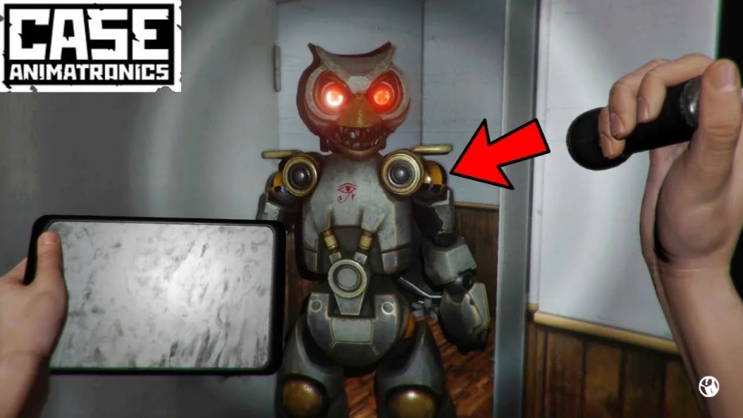 Сова пришла играть в гляделки.Case animatronics прохождение.