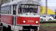 Весенние трамваи на кольце Судоверфь. Часть 2. Апрель 2025 года