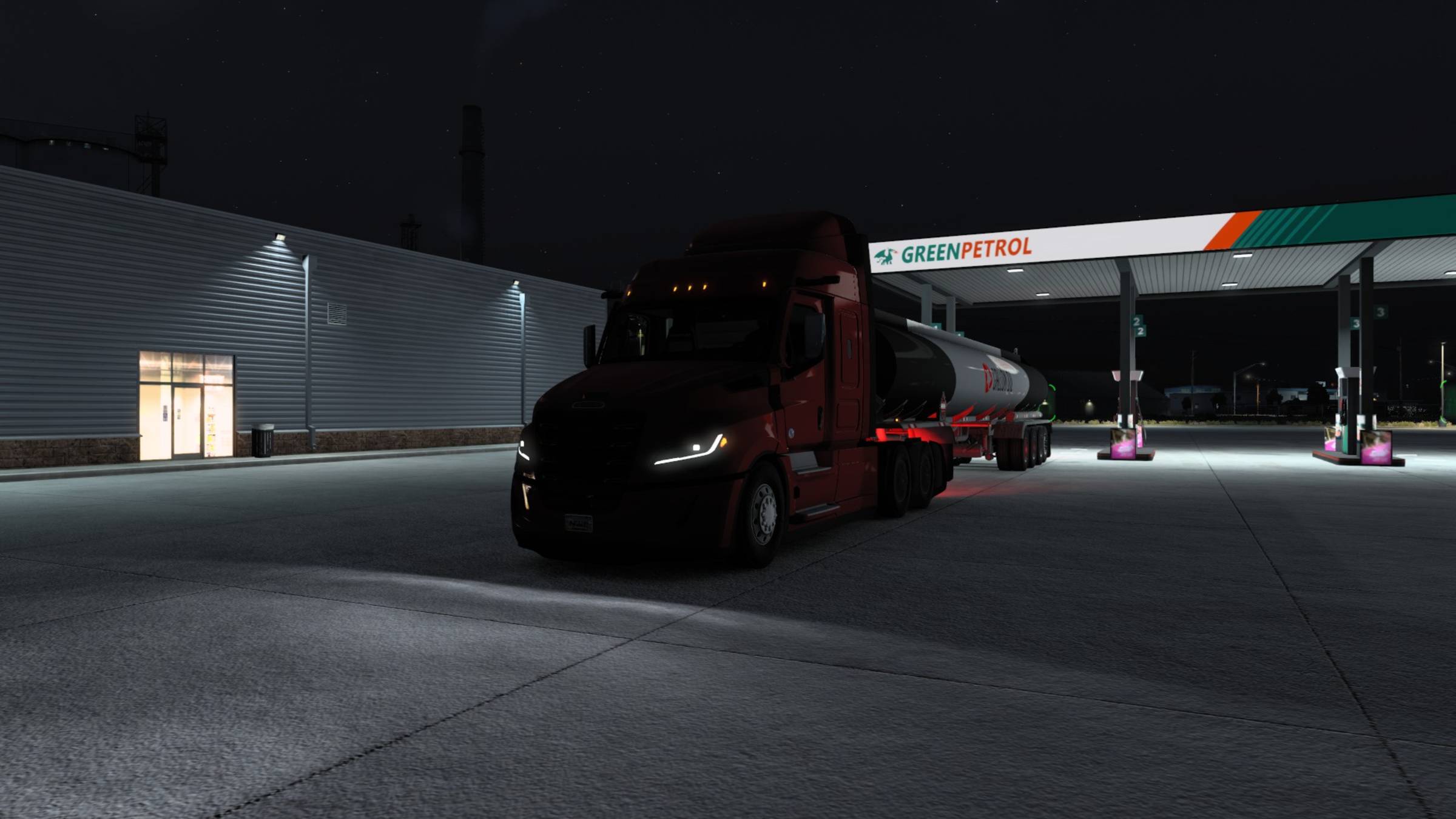 #1086 American Truck Simulator / фоновый стрим / ближе к Айове / 20250706