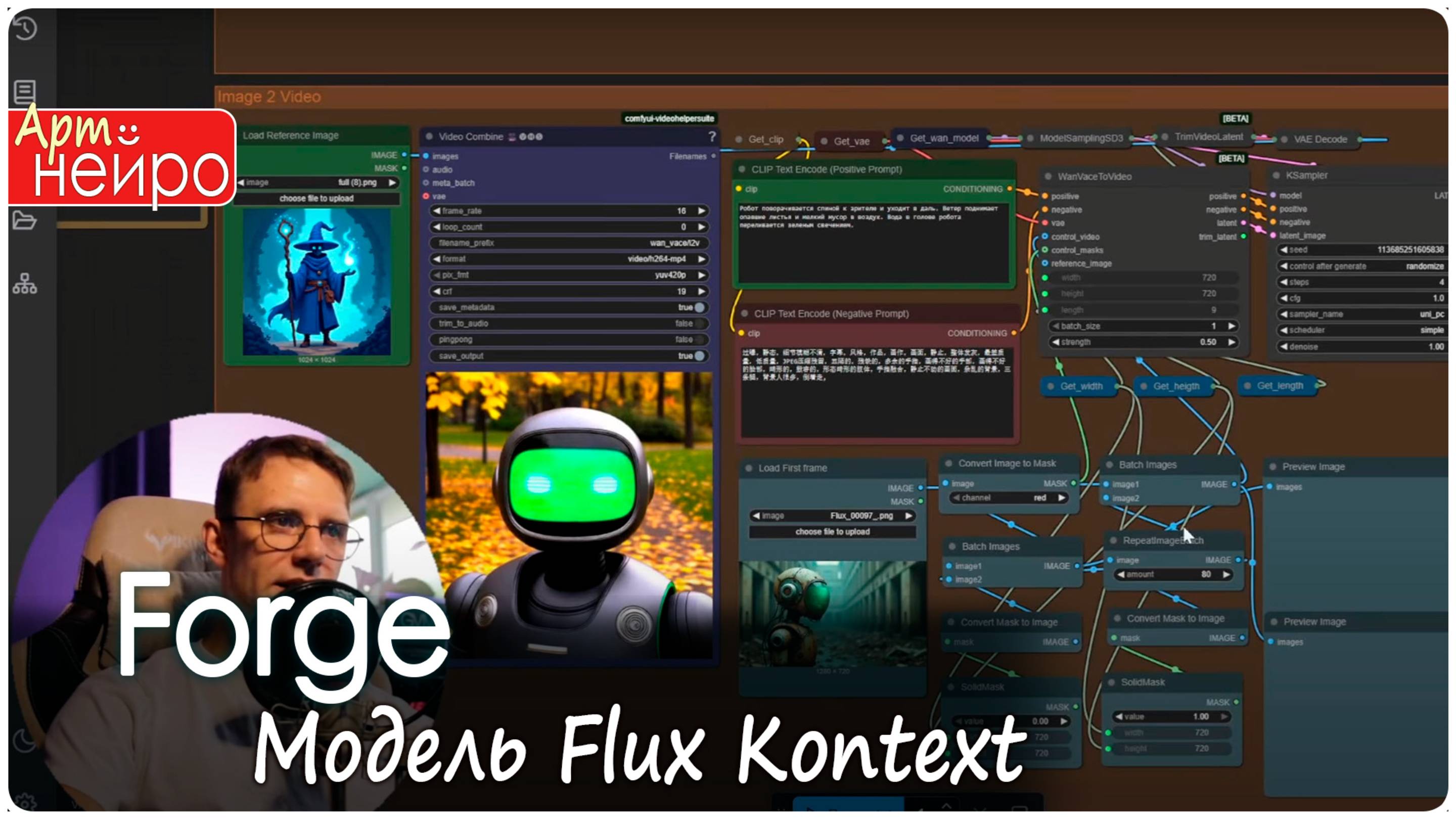 Wan 2.1 VACE-модель для локальной генерации видео которая умеет все_(24 мая 2025)