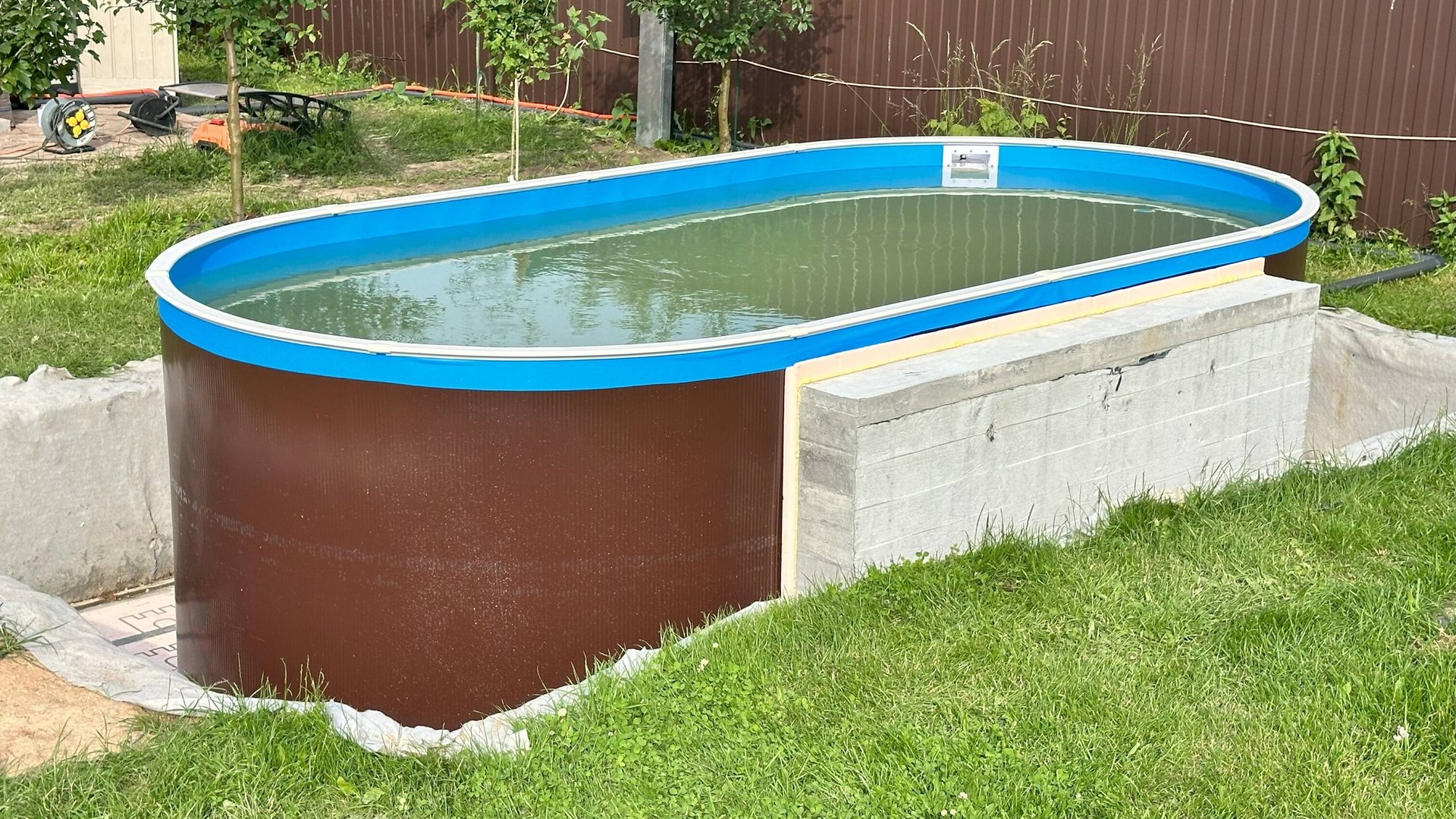 Вкапываемый Бассейн за 1 День. Заглубленный Бассейн Лагуна с Подогревом и Станциями